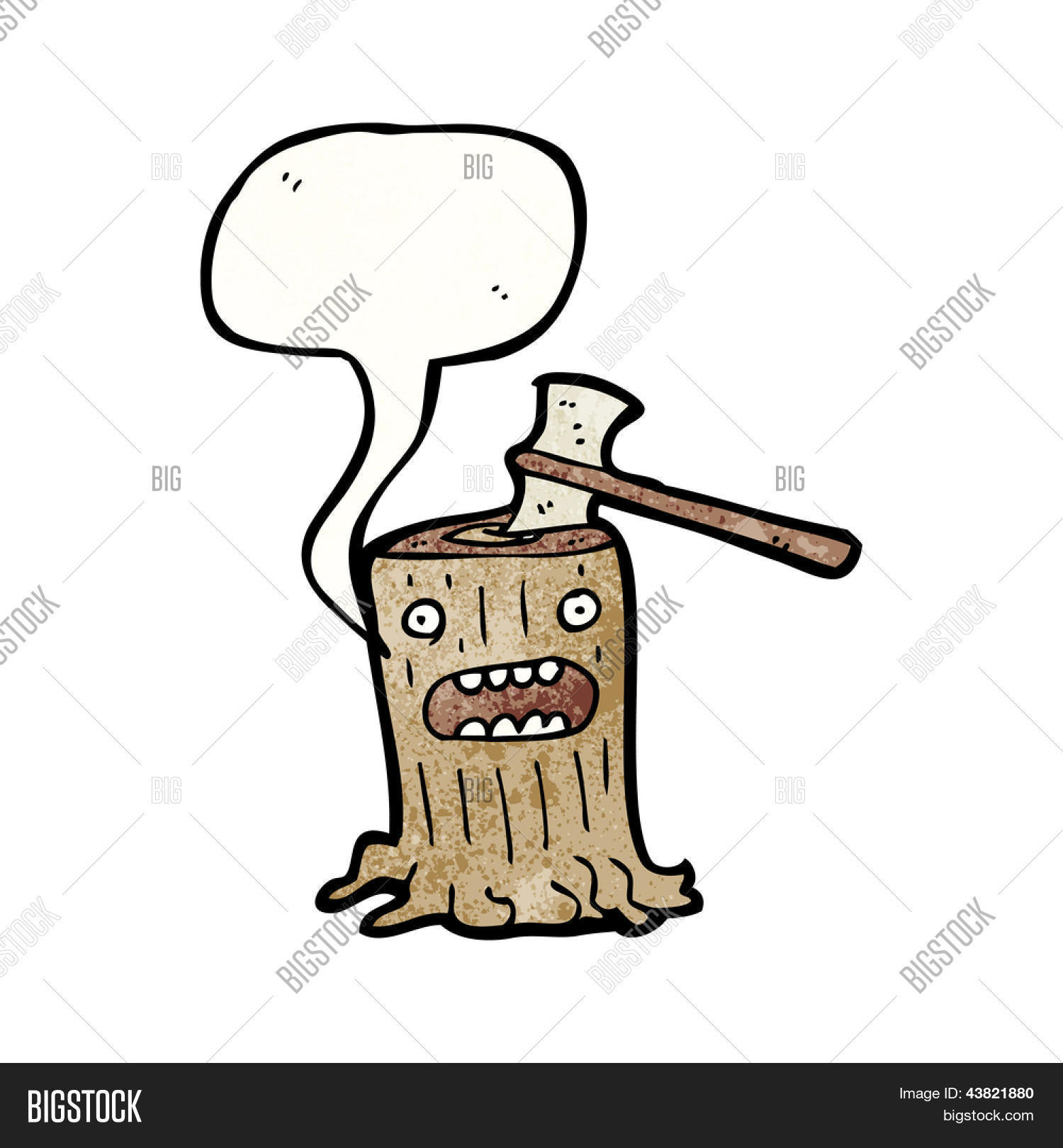 Cartoon Tree Stump Image & Photo (Free Trial) | Bigstock