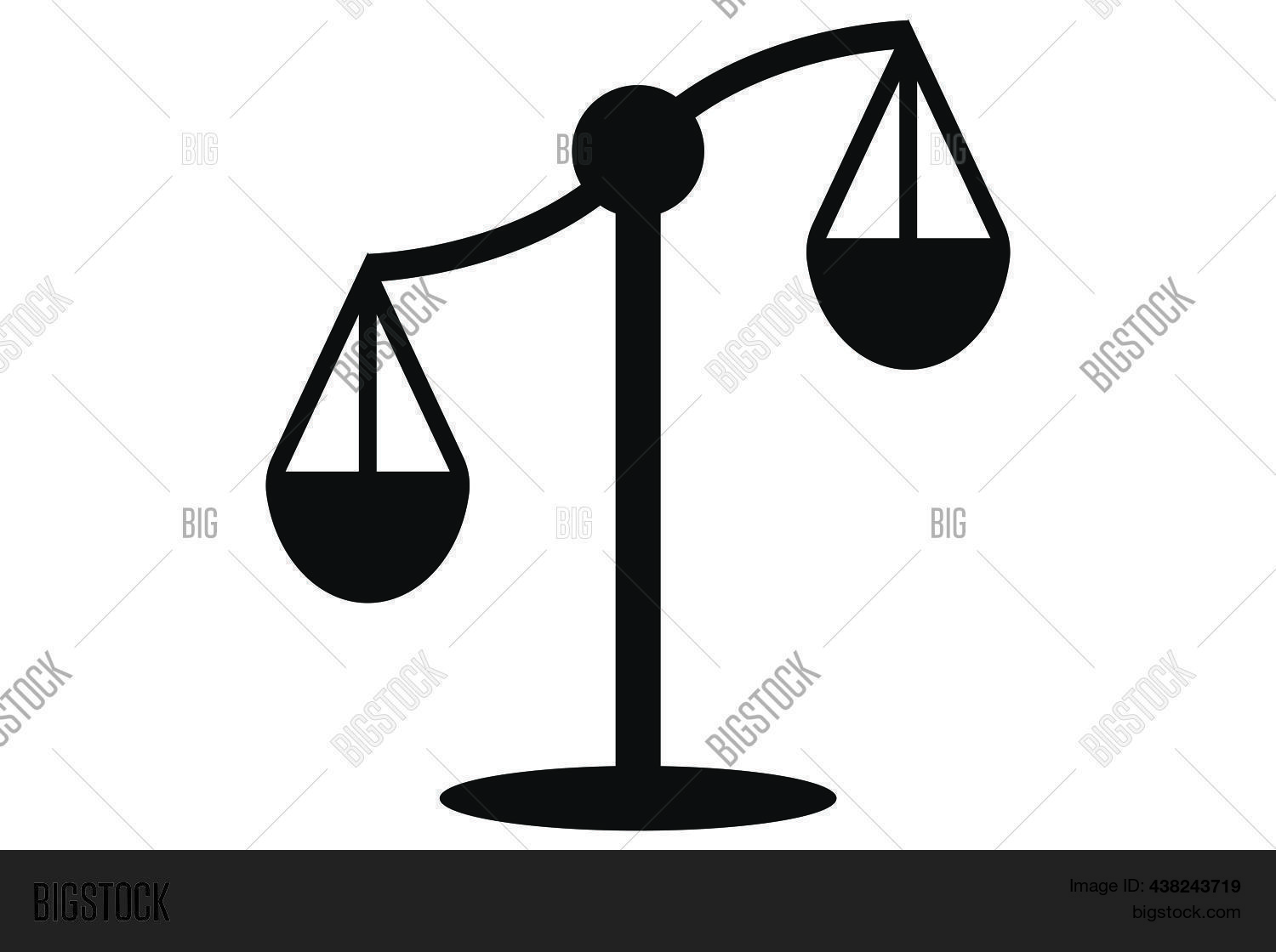 Balance Symbol. Scale Vector & Photo (Free Trial) | Bigstock