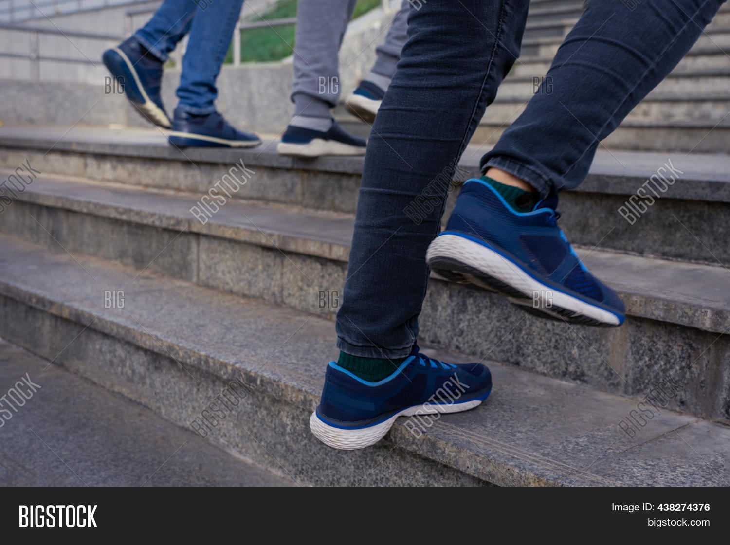 People Walking Stairs Image & Photo (Free Trial) | Bigstock