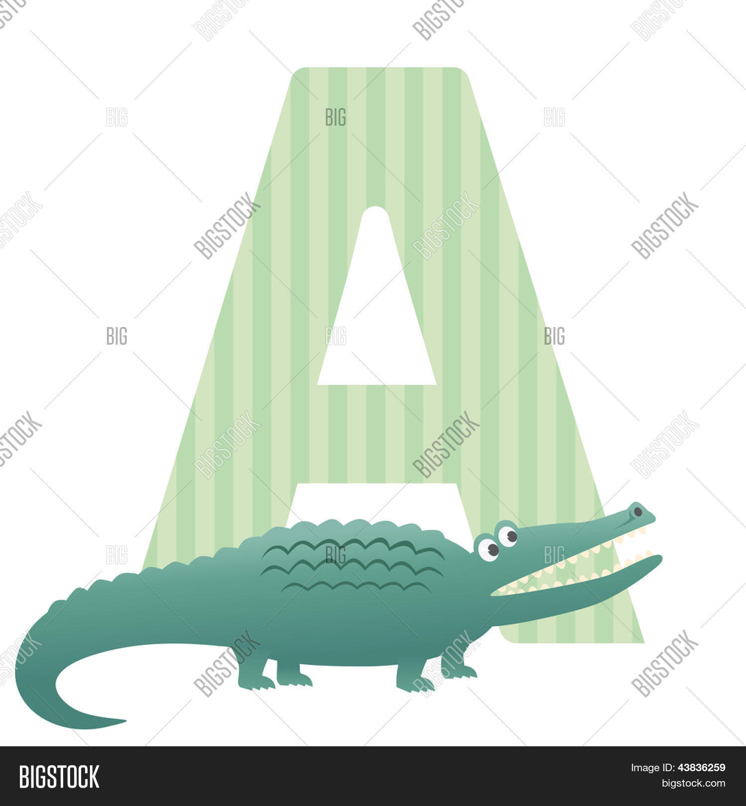Letter Alligator Vector & Photo (Free Trial) | Bigstock