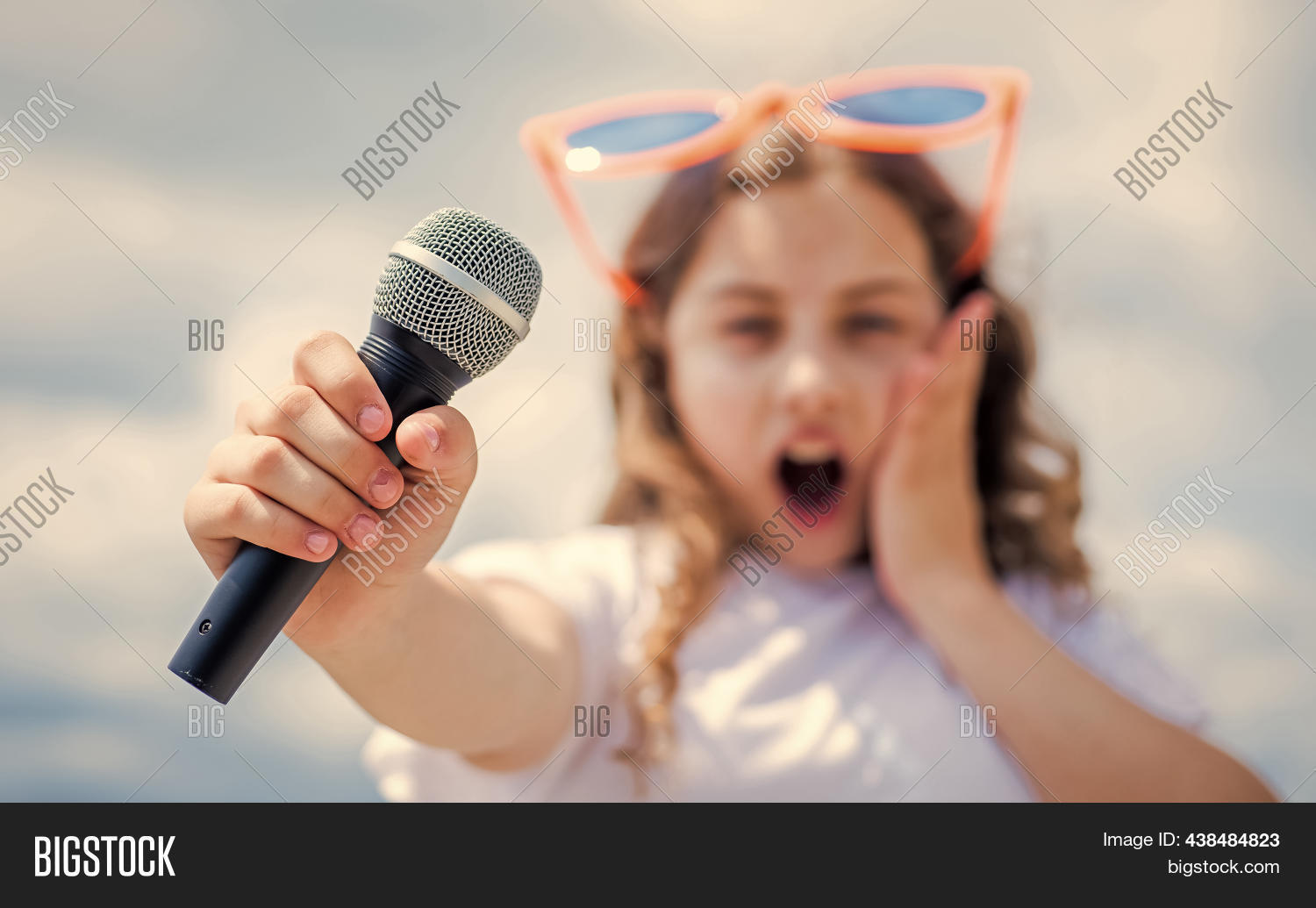 Kid Sing Mic. Image & Photo (Free Trial) | Bigstock