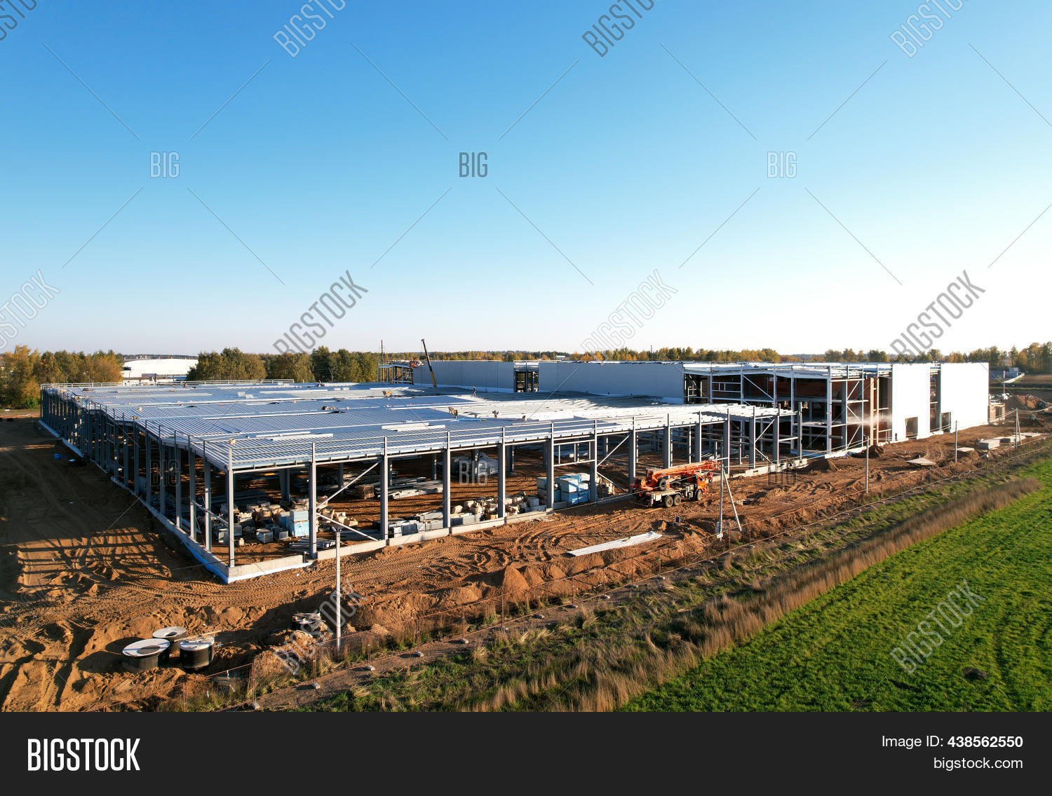 Warehouse Construction Image & Photo (Free Trial) | Bigstock
