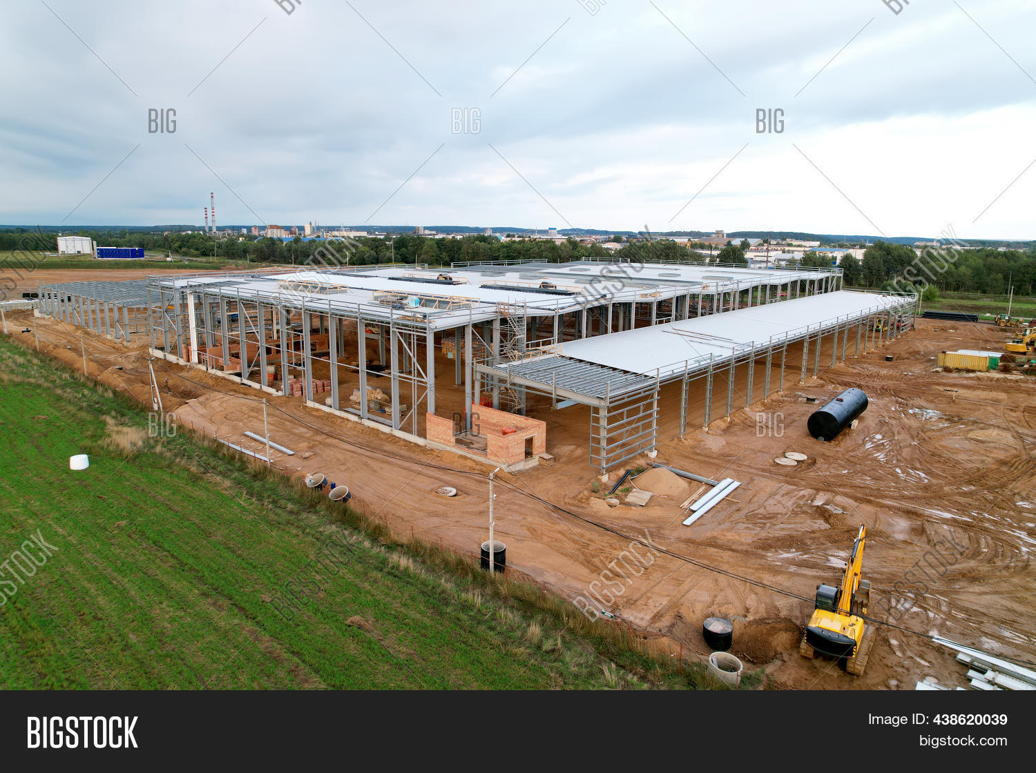 Warehouse Construction Image & Photo (Free Trial) | Bigstock