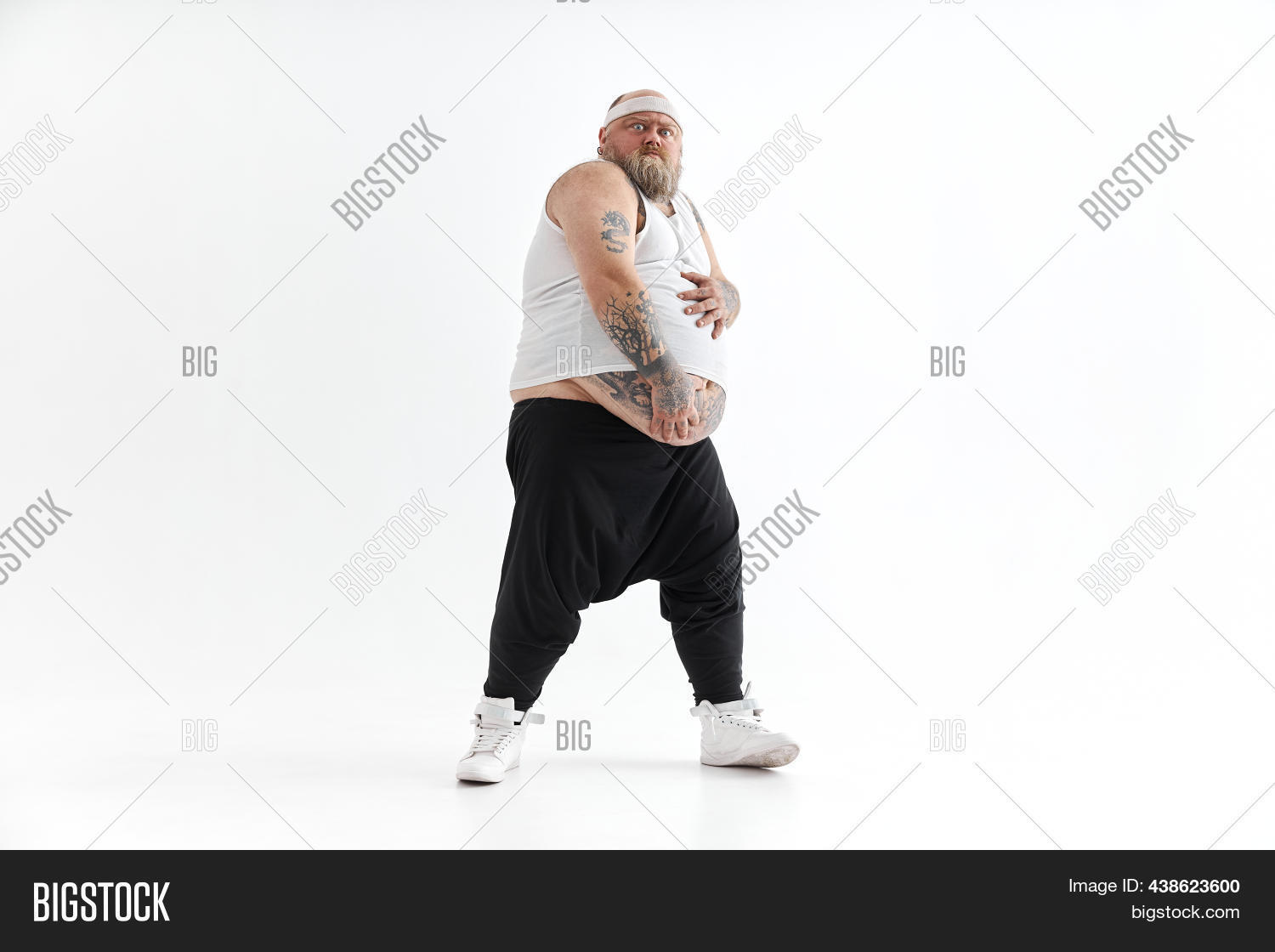 Happy Fat Man Big Image & Photo (Free Trial) | Bigstock