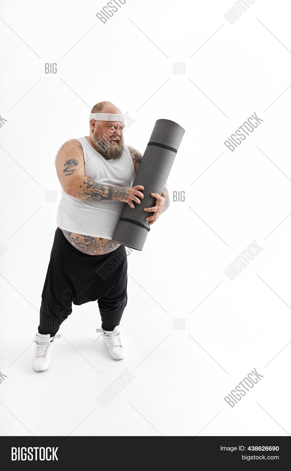Happy Fat Man Big Image & Photo (Free Trial) | Bigstock