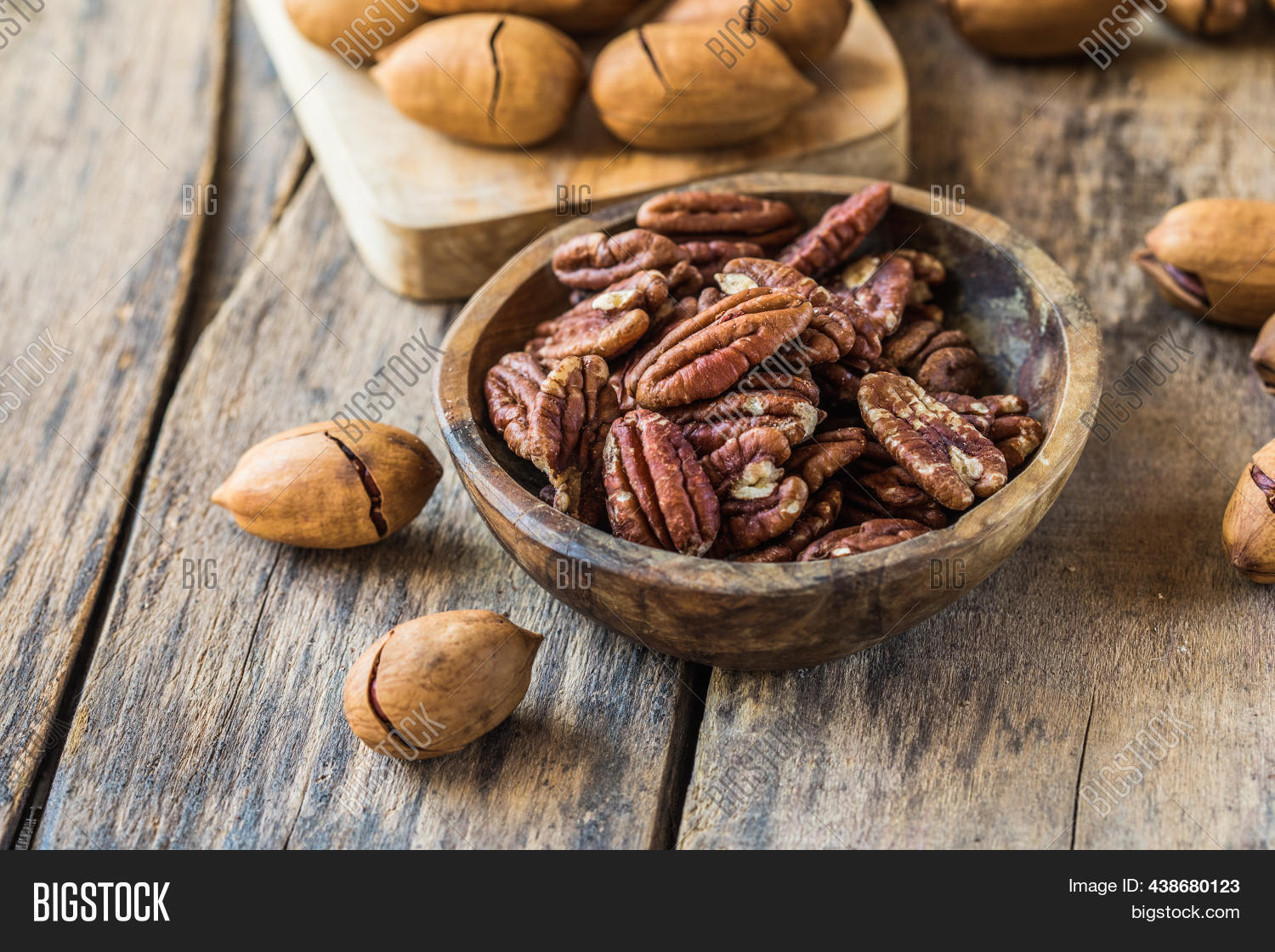 Cracked Opened Pecan Image & Photo (Free Trial) | Bigstock
