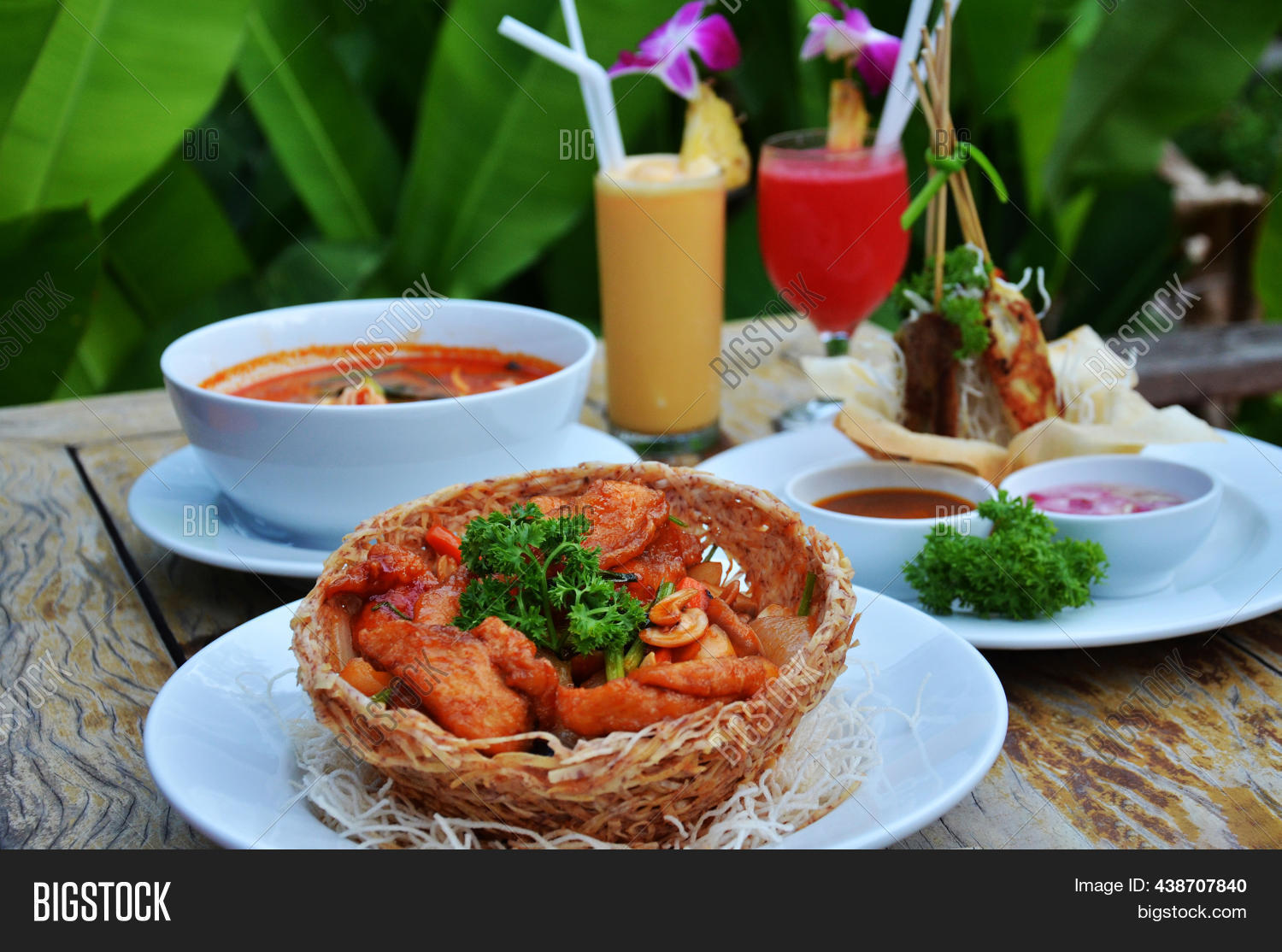 Food Set Fusion Style Image & Photo (Free Trial) | Bigstock