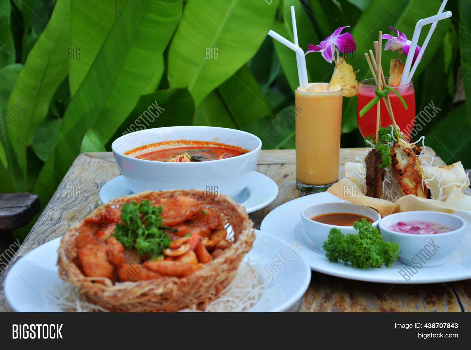 Food Set Fusion Style Image & Photo (Free Trial) | Bigstock