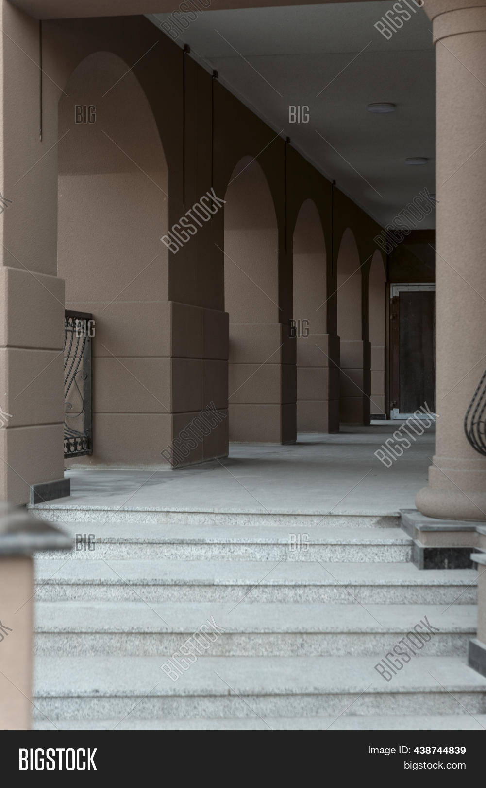 Stairs Arcade Corridor Image & Photo (Free Trial) | Bigstock