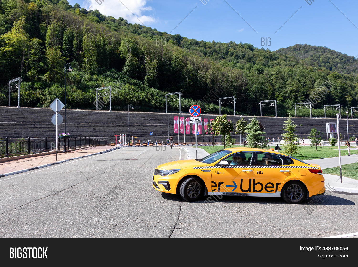 Yellow Taxi Uber Logo Image & Photo (Free Trial) | Bigstock