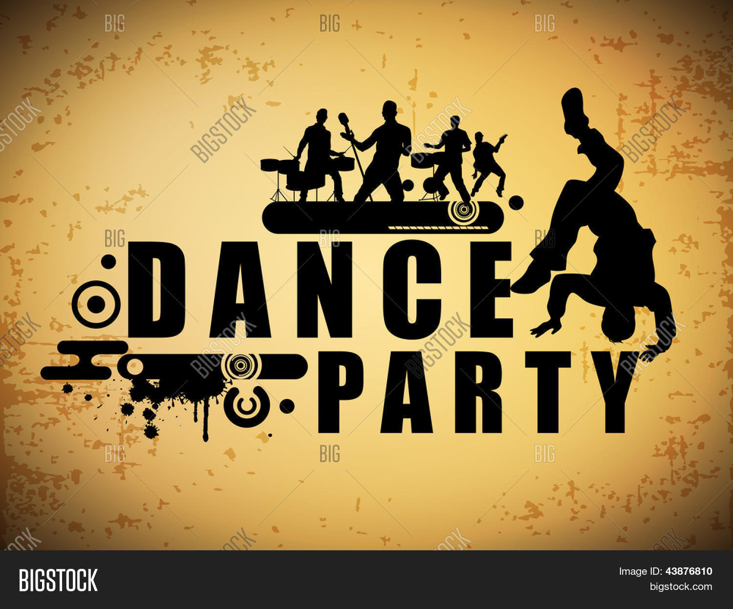 Musical Dance Party Vector & Photo (Free Trial) | Bigstock