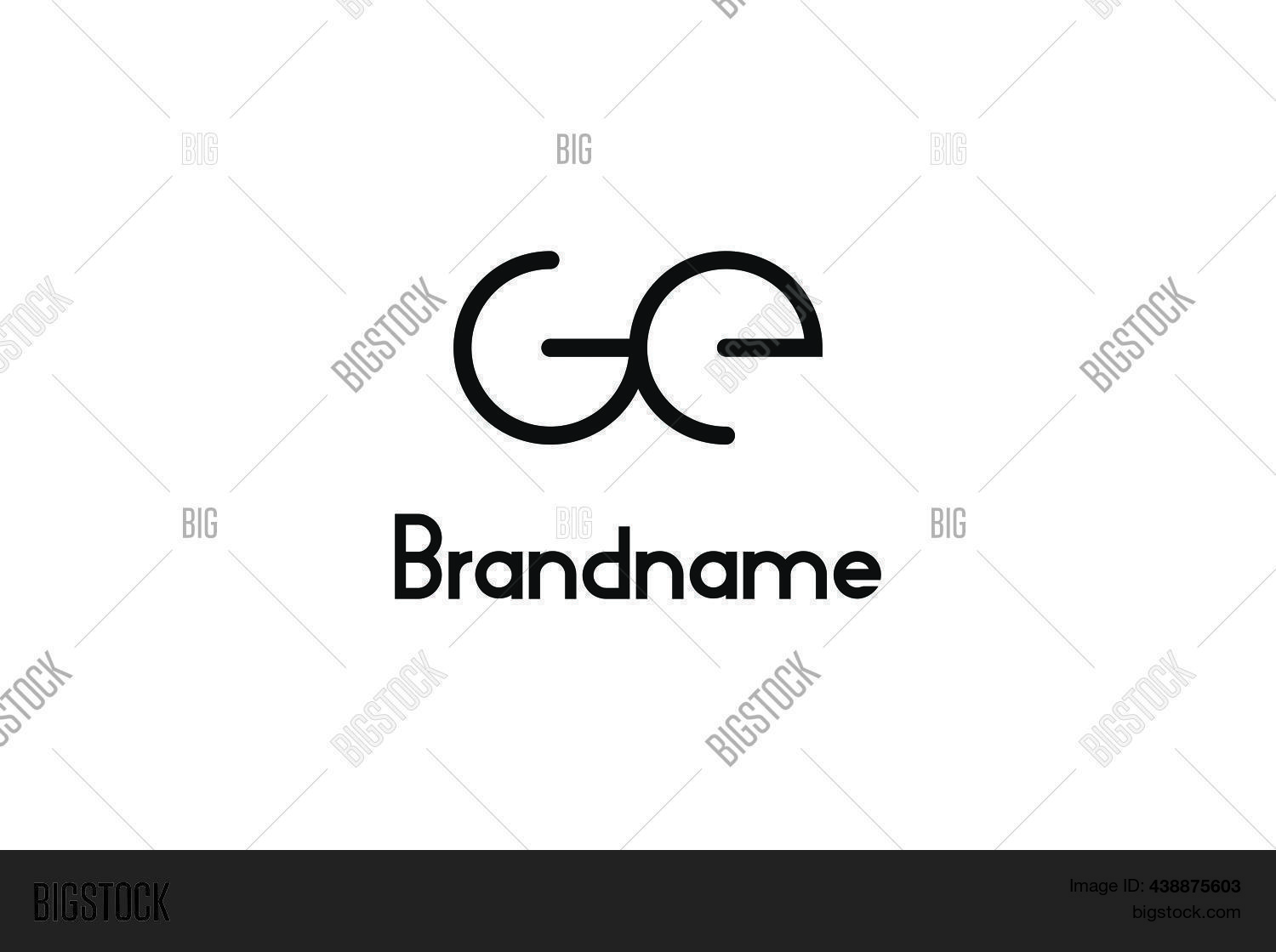 Letter Ge Logo Design Vector & Photo (Free Trial) | Bigstock