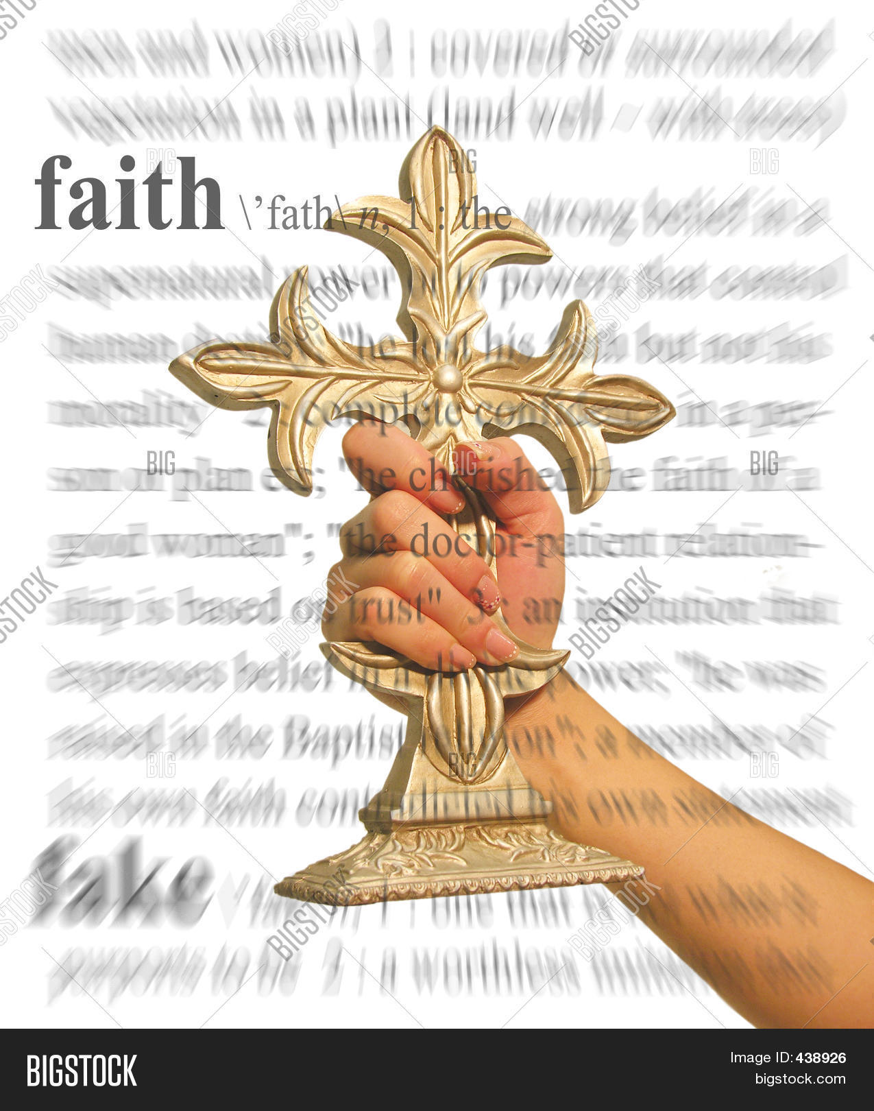 Woman Holding Cross Image & Photo (Free Trial) | Bigstock