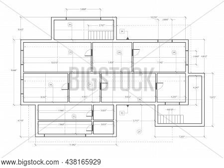 House Plan Project . Vector & Photo (Free Trial) | Bigstock