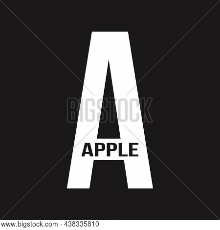 Apple Typography Text Vector & Photo (Free Trial) | Bigstock