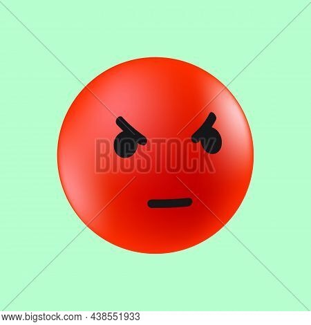 Angry Red Face. Vector & Photo (Free Trial) | Bigstock