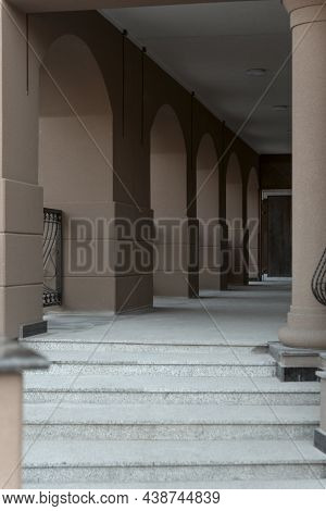 Stairs Arcade Corridor Image & Photo (Free Trial) | Bigstock