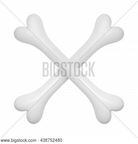White Crossed Bones. Vector & Photo (Free Trial) | Bigstock