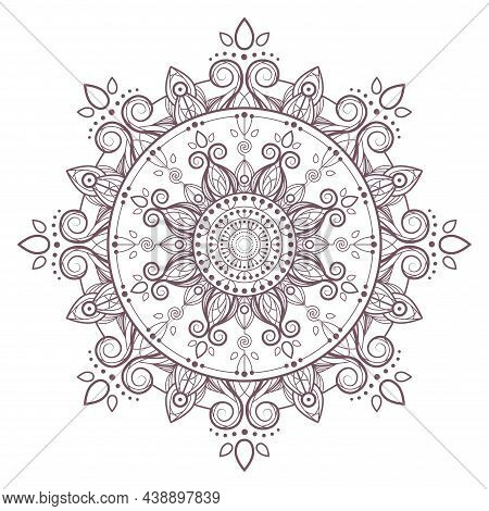 Adult Coloring Page Vector & Photo (Free Trial) | Bigstock