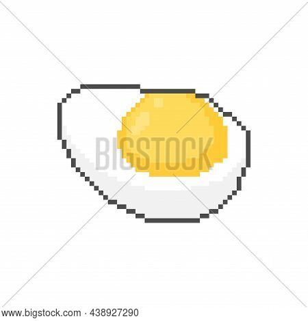 Boiled Egg Pixel Art Vector & Photo (Free Trial) | Bigstock