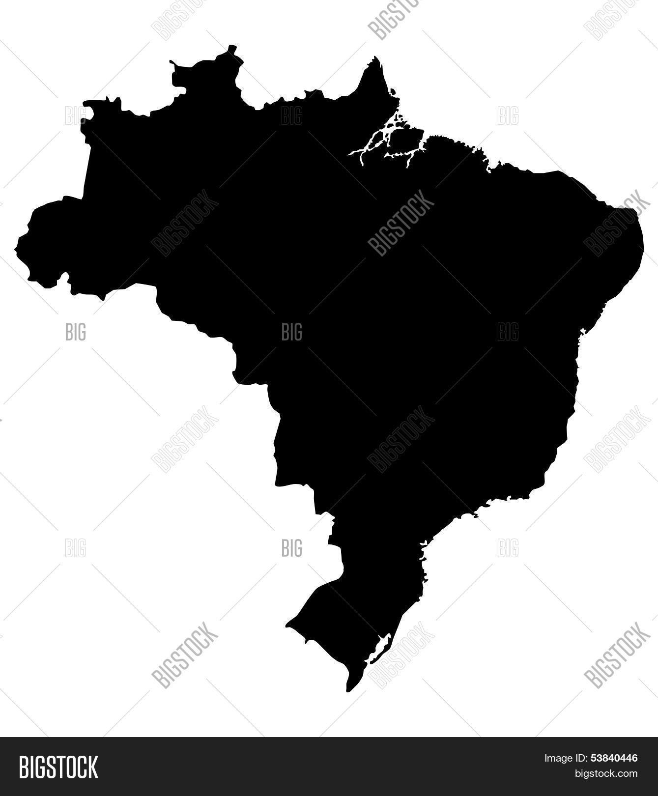 Map Brazil High Vector & Photo (Free Trial) | Bigstock