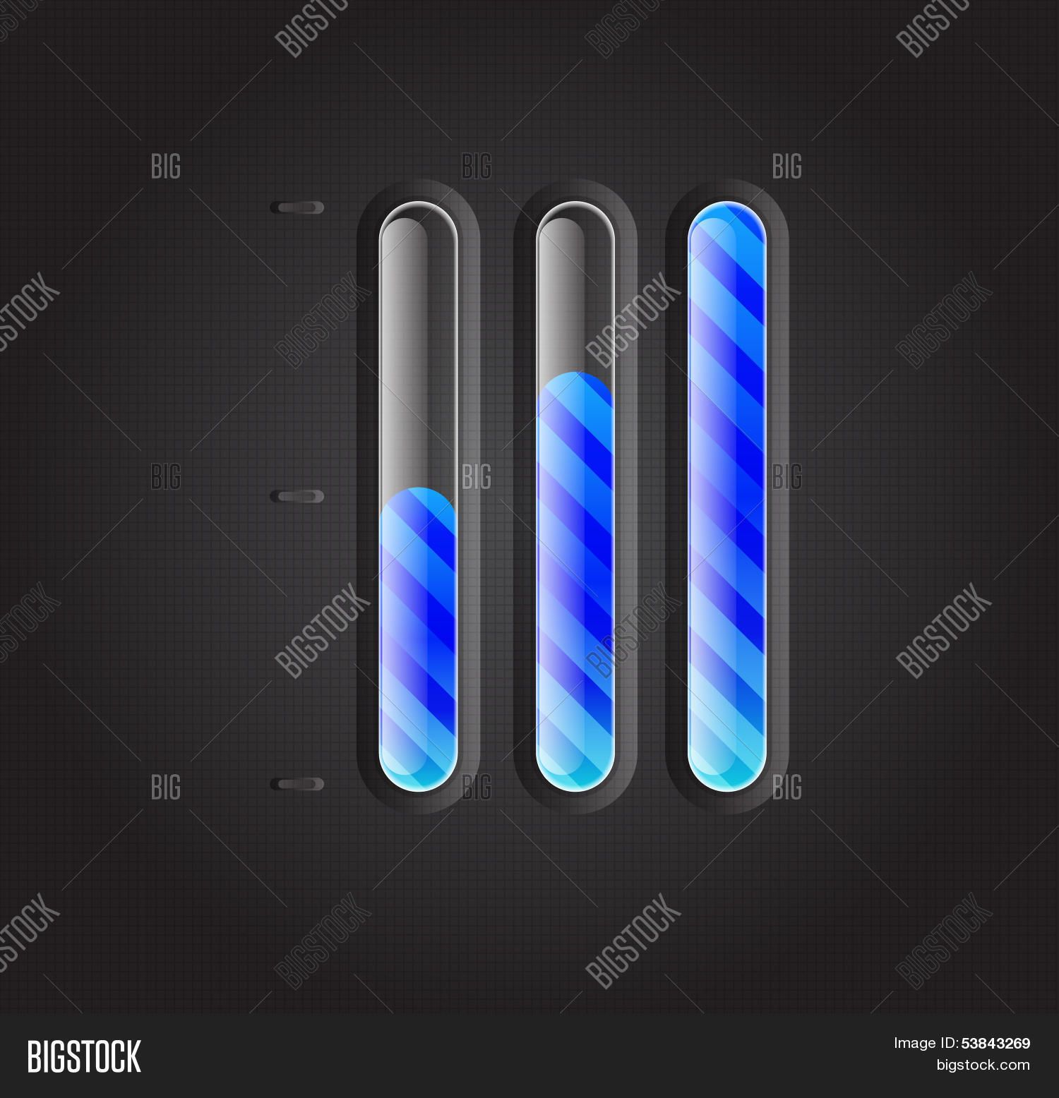 Loading Bars Web Vector & Photo (Free Trial) | Bigstock