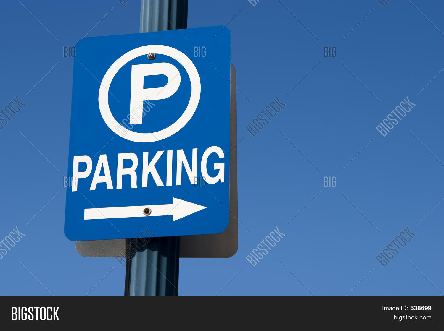 Blue Parking Sign Image & Photo (Free Trial) | Bigstock