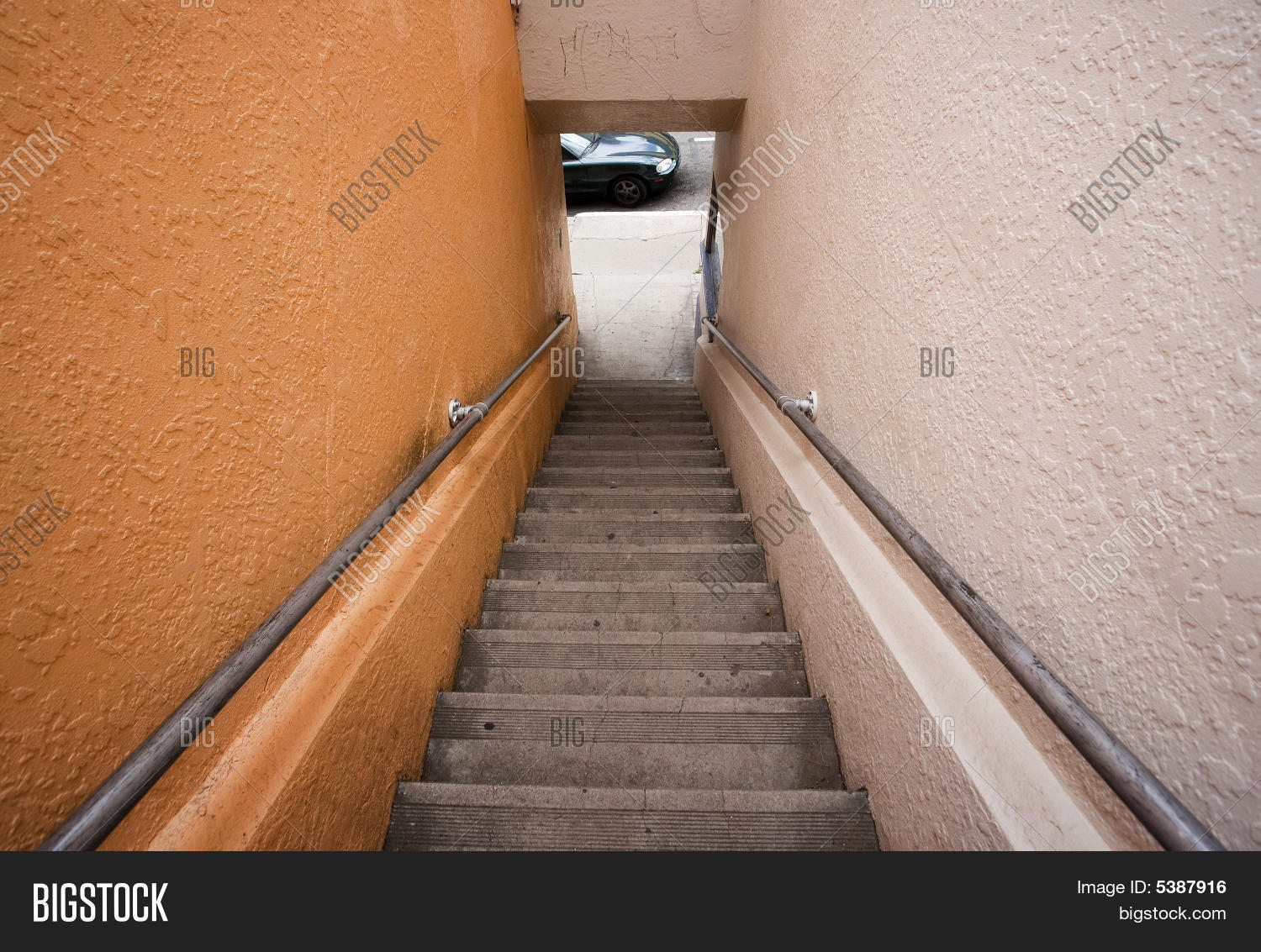 Long Stairway Street Image & Photo (Free Trial) | Bigstock