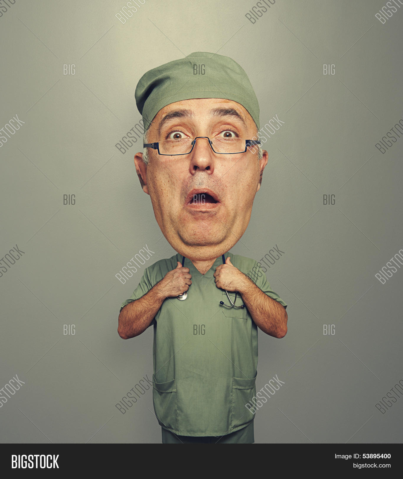 Funny Picture Bighead Image & Photo (Free Trial) | Bigstock