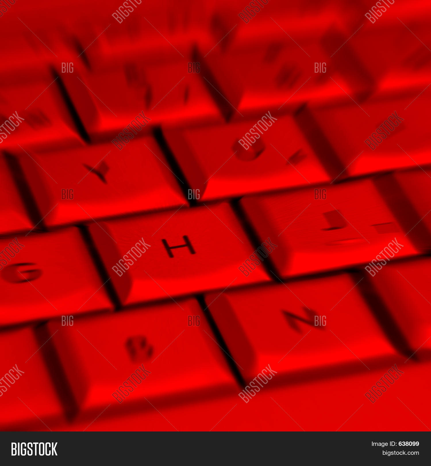 Red Laptop Keys Image & Photo (Free Trial) | Bigstock