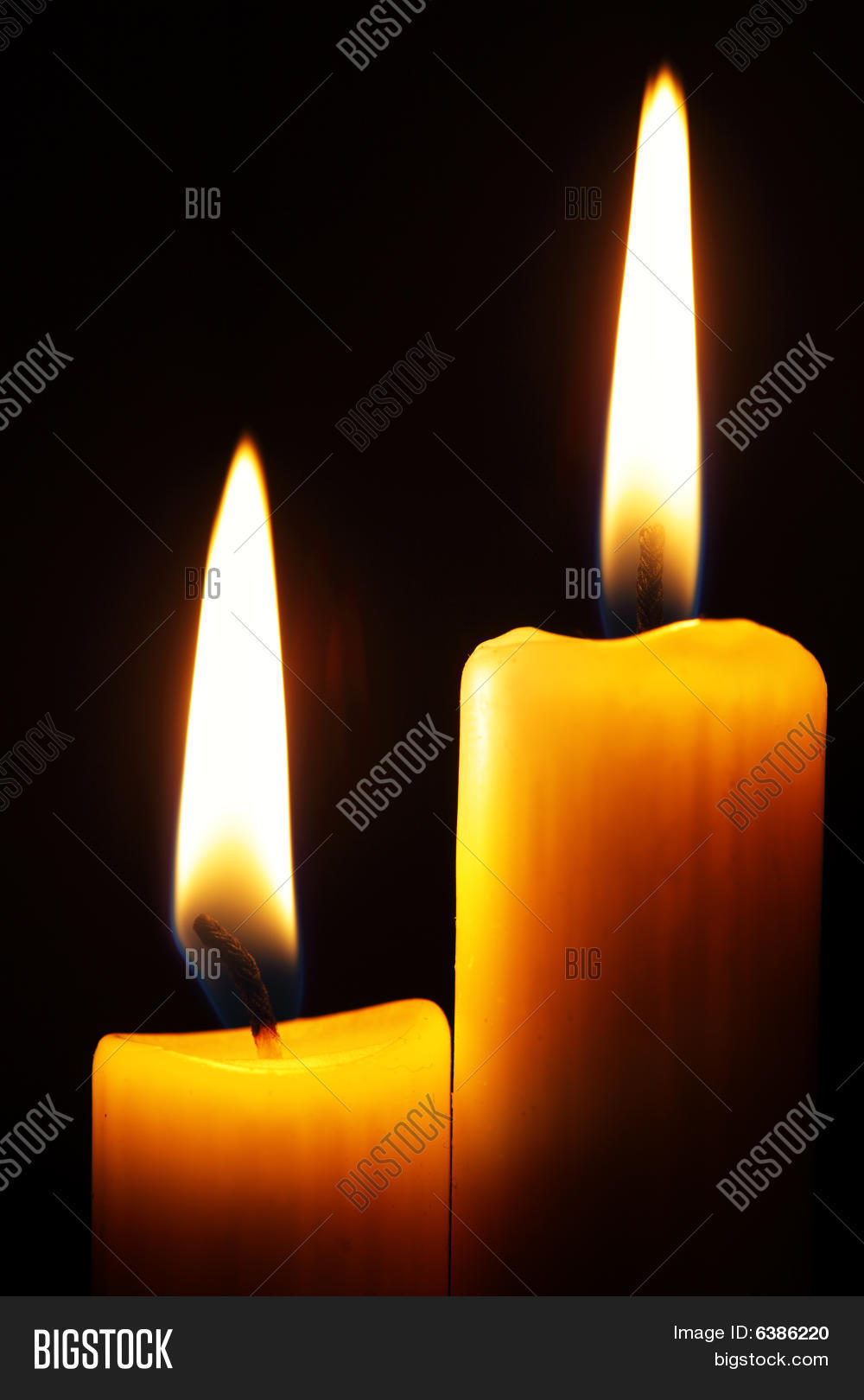 Two Candles Image & Photo (Free Trial) | Bigstock