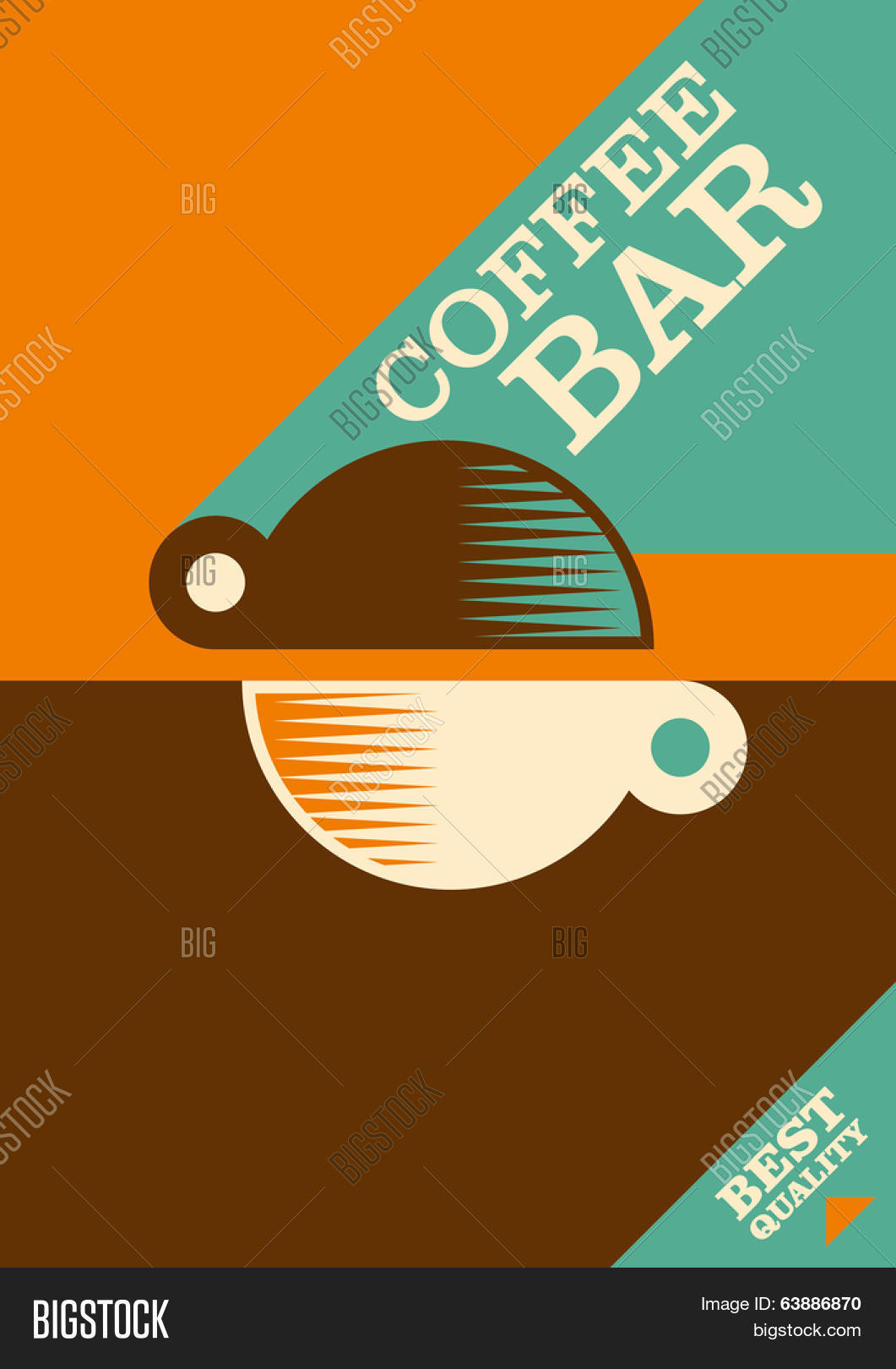 Retro Coffee Bar Vector & Photo (Free Trial) | Bigstock