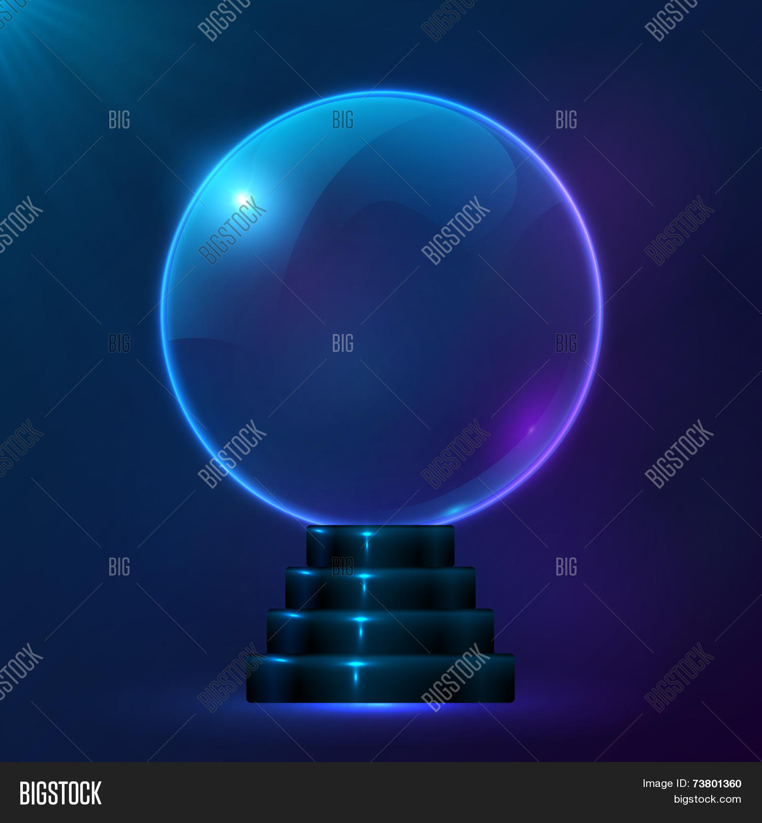 Blue Vector Magic Vector & Photo (Free Trial) | Bigstock