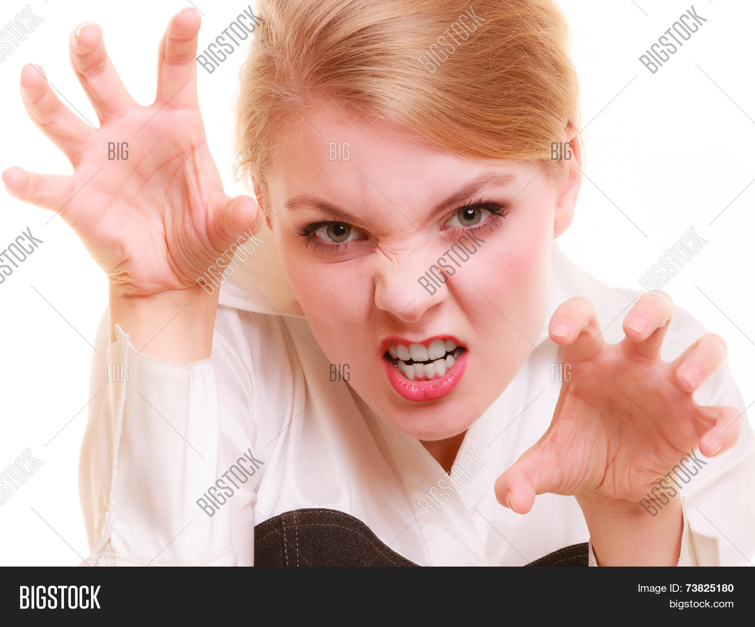 Angry Businesswoman Image & Photo (Free Trial) | Bigstock