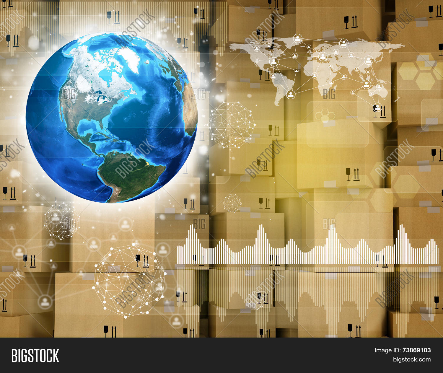 Earth Wall Cardboard Image & Photo (Free Trial) | Bigstock