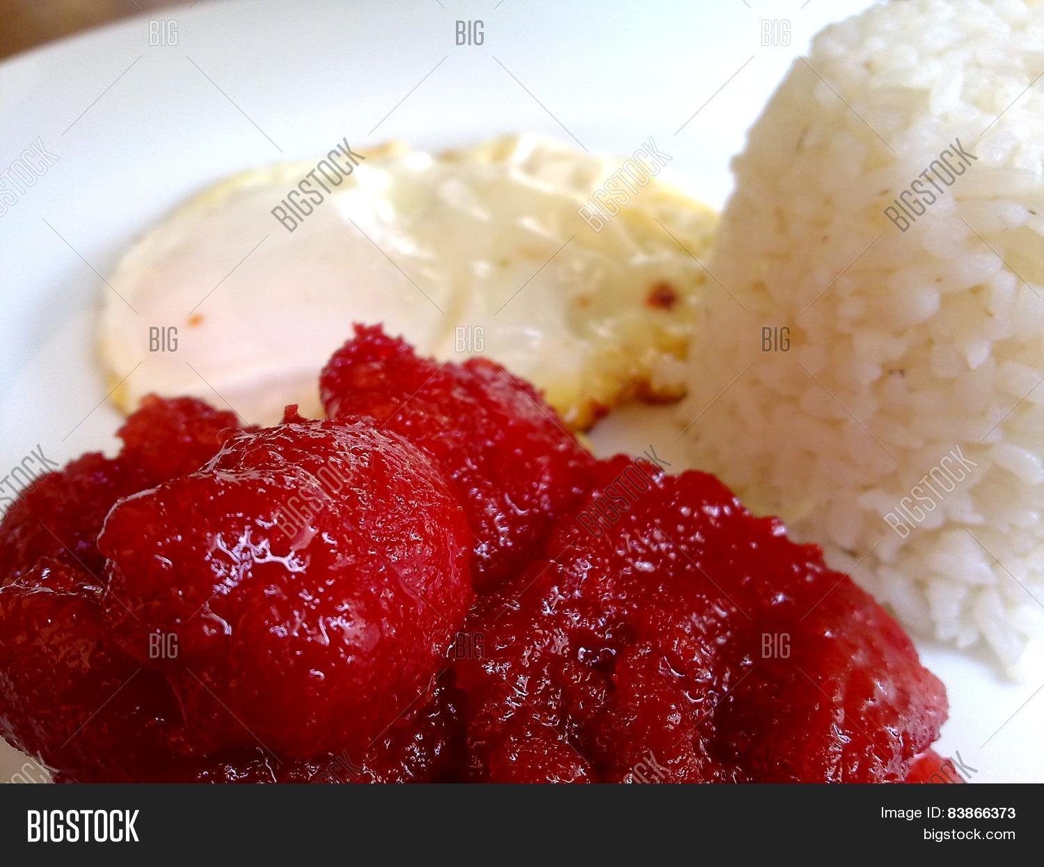 Tocino Egg Rice Image & Photo (Free Trial) | Bigstock