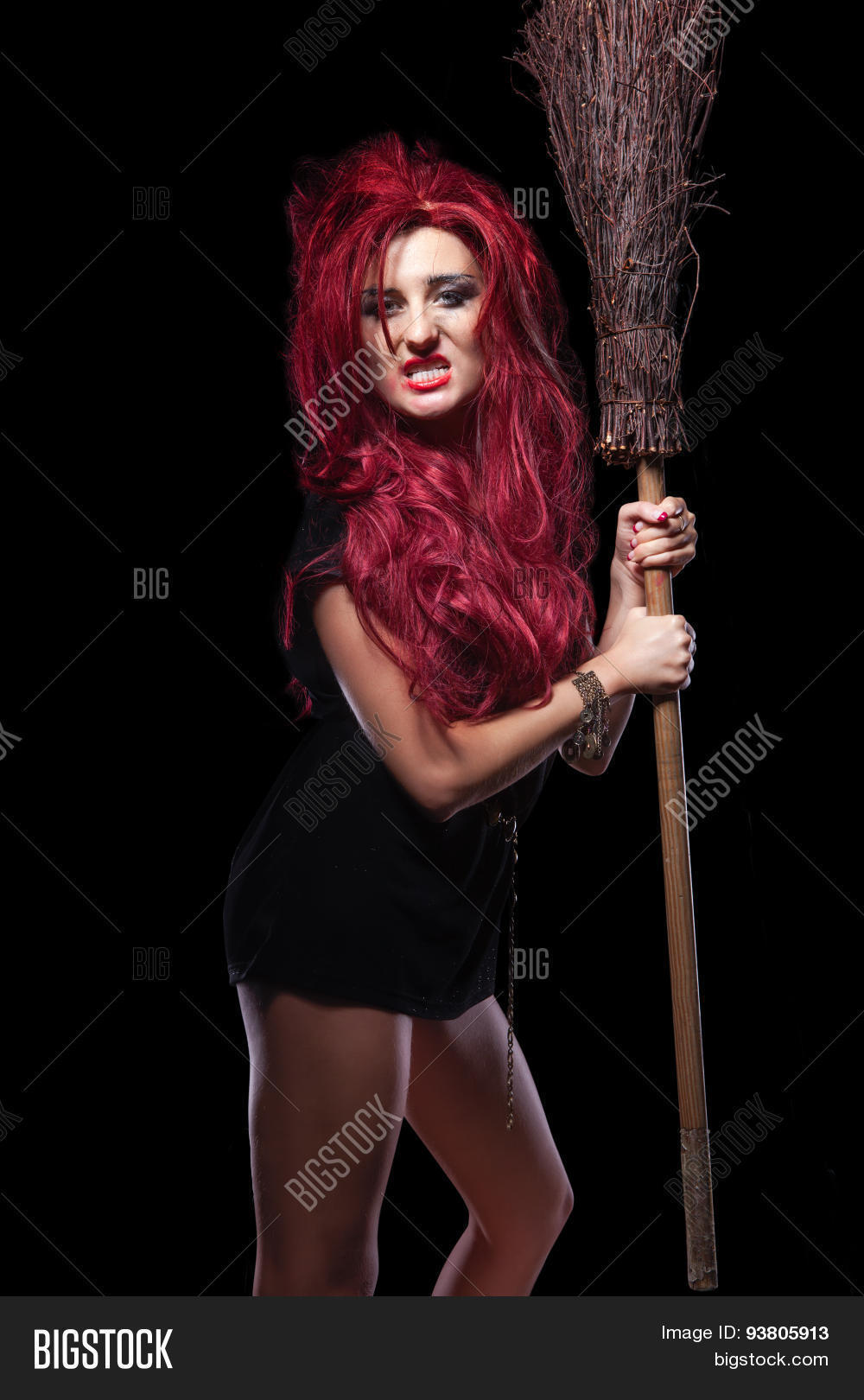 Evil Red-haired Witch Image & Photo (Free Trial) | Bigstock