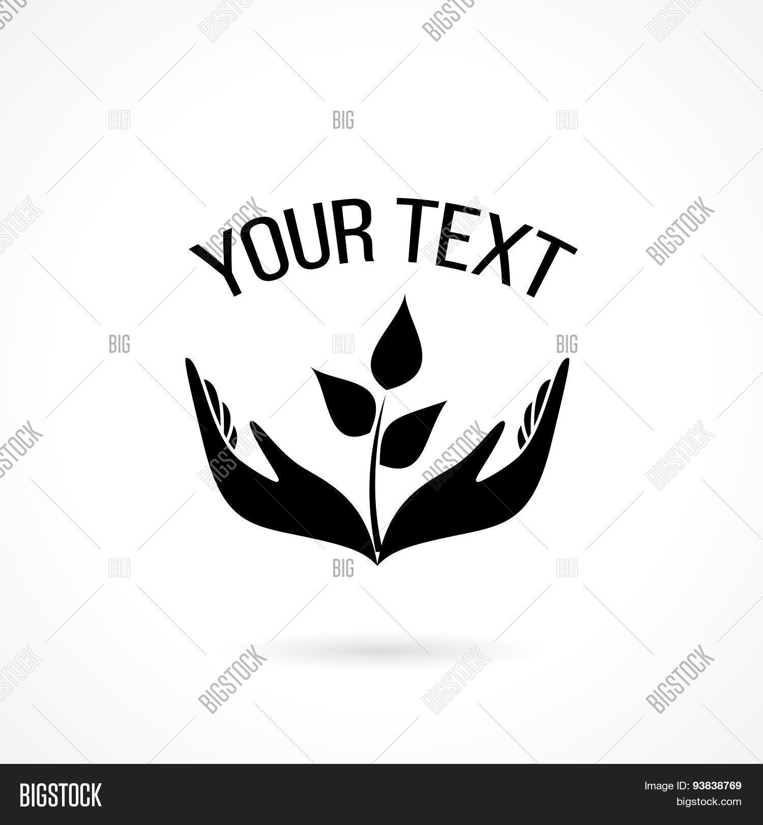 Logo Hands Plant Vector & Photo (Free Trial) | Bigstock