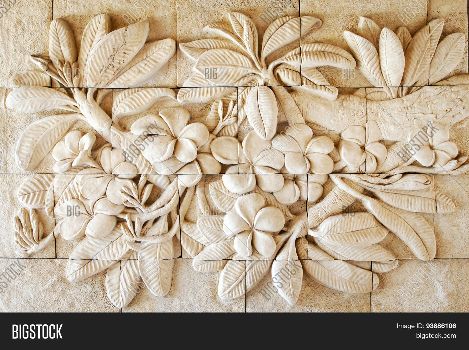Flower Stone Carving Image & Photo (Free Trial) | Bigstock