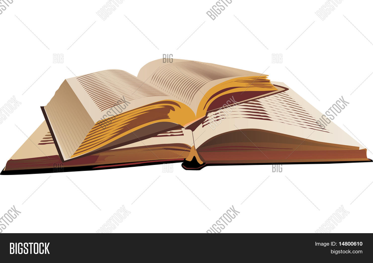 Illustration Two Open Image & Photo (Free Trial) | Bigstock