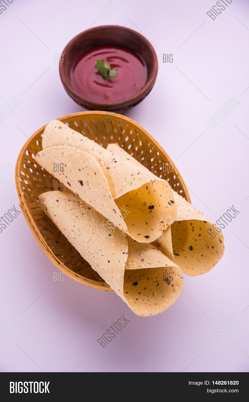 Rosted Papad Roll Image & Photo (Free Trial) | Bigstock