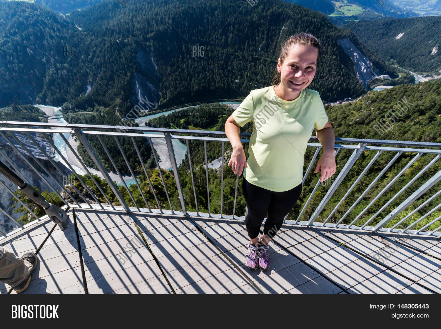 Girl On Viewpoint Image & Photo (Free Trial) | Bigstock