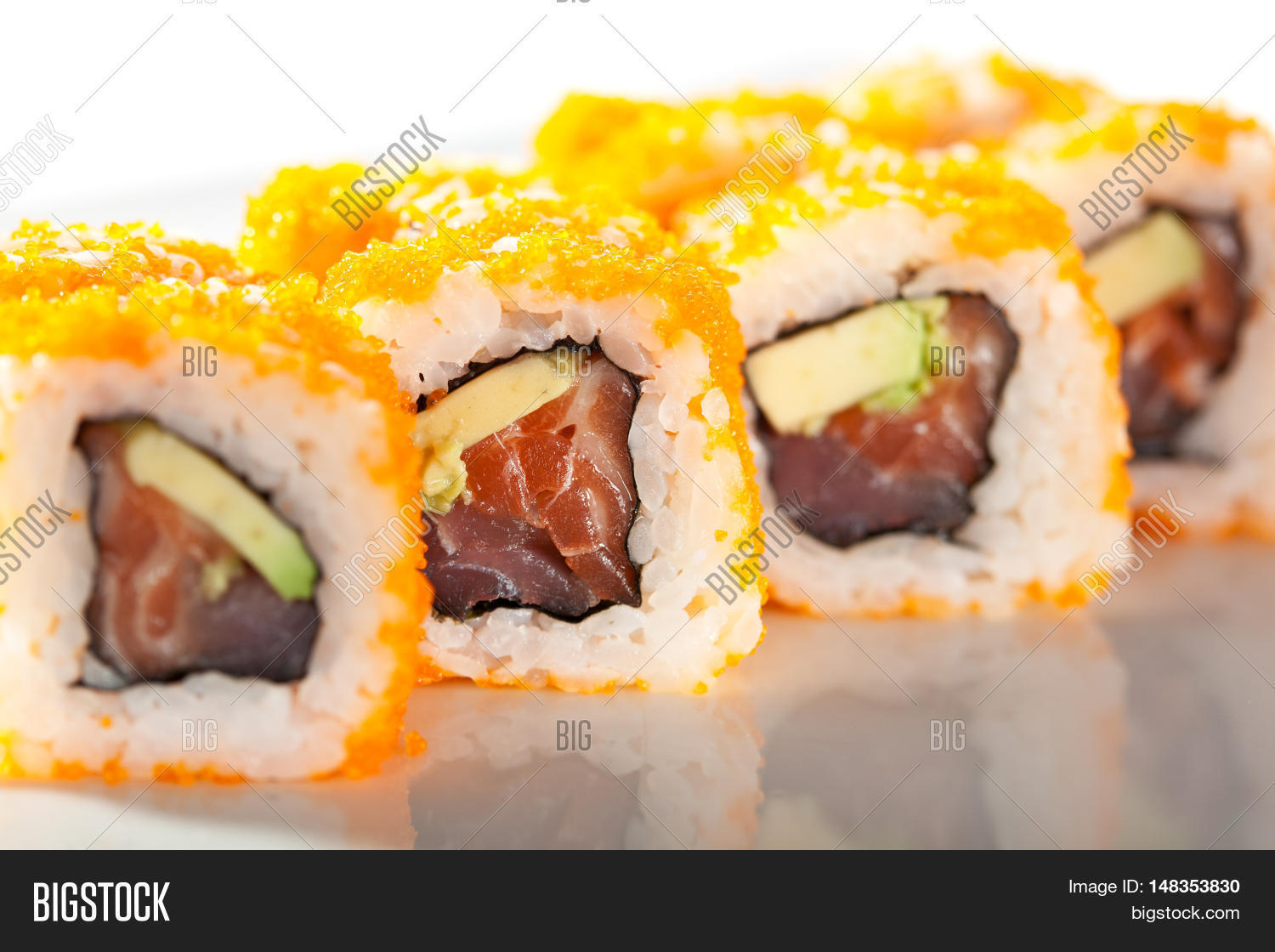 Maki Sushi Masago - Image & Photo (Free Trial) | Bigstock