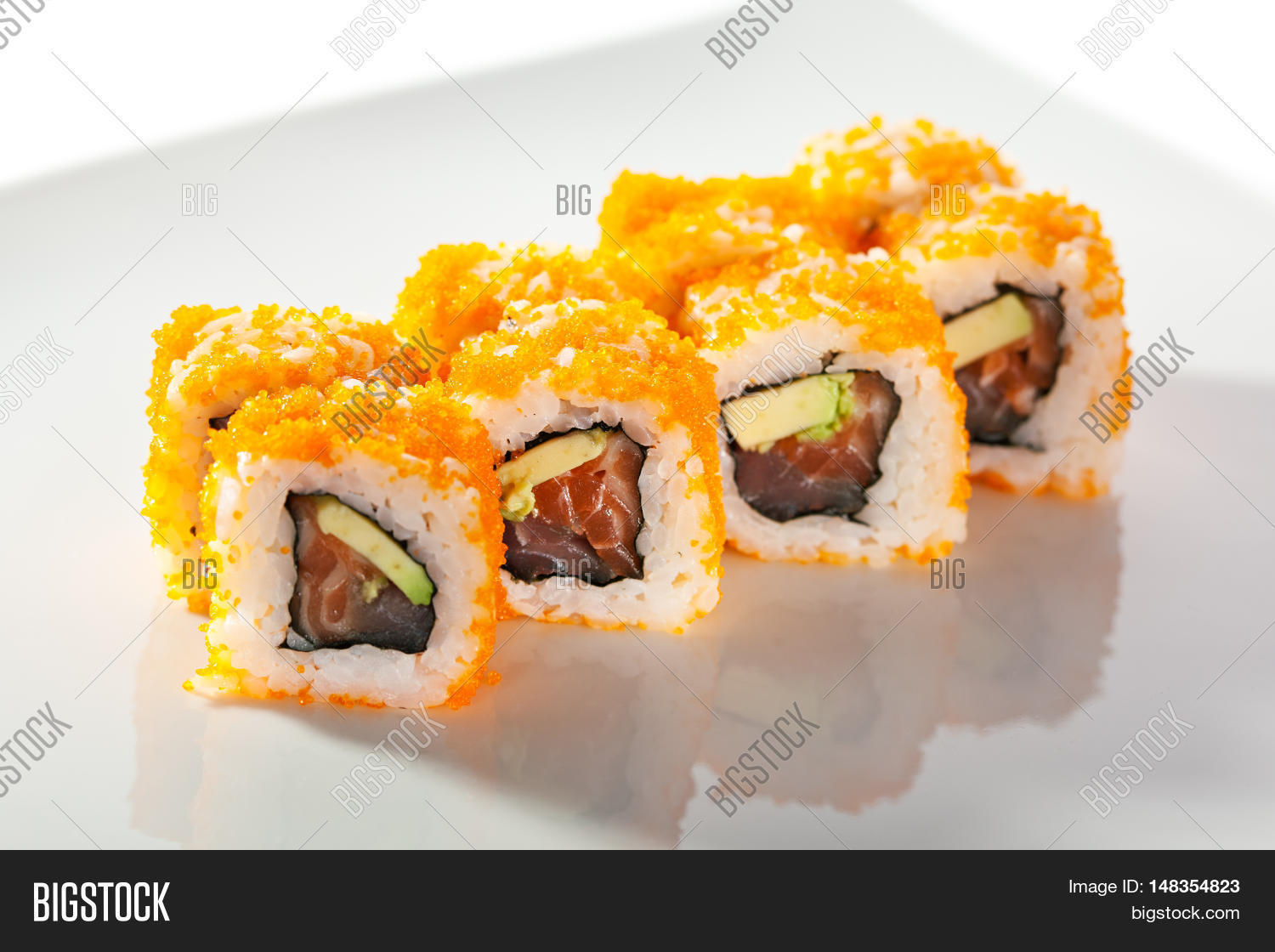 Maki Sushi Masago - Image & Photo (Free Trial) | Bigstock