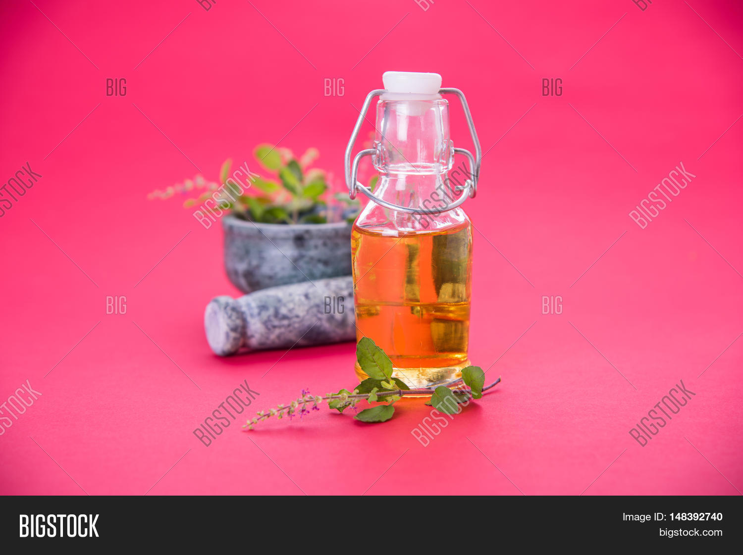 Tulsi Oil Holy Basil Image & Photo (Free Trial) | Bigstock