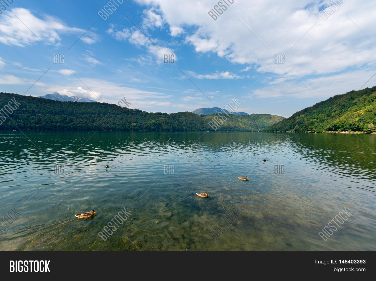 Lago Di Levico (Levico Image & Photo (Free Trial) | Bigstock