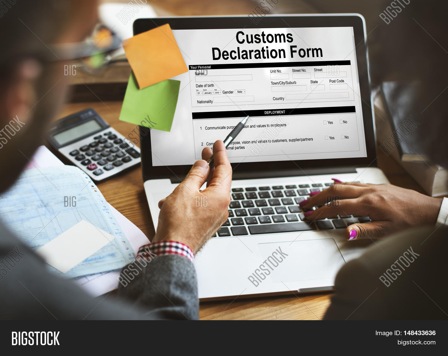 Customs Declaration Image & Photo (Free Trial) | Bigstock