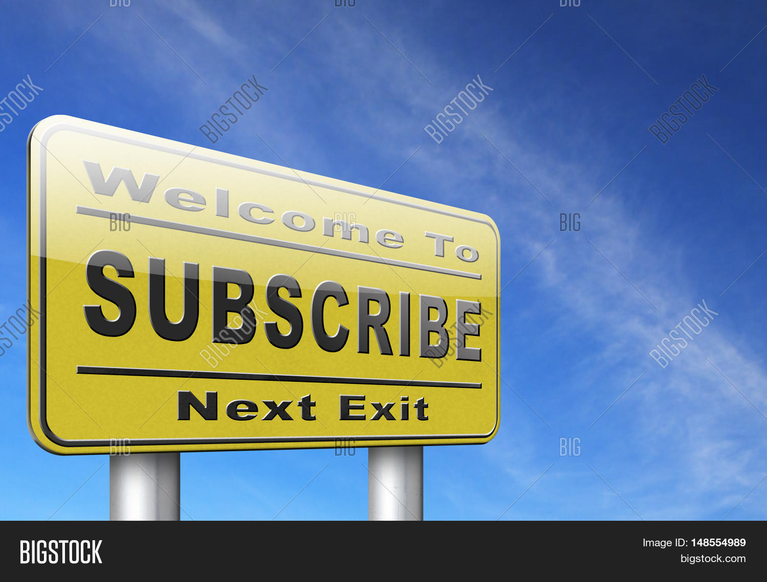 Subscribe Here Button Image & Photo (Free Trial) | Bigstock