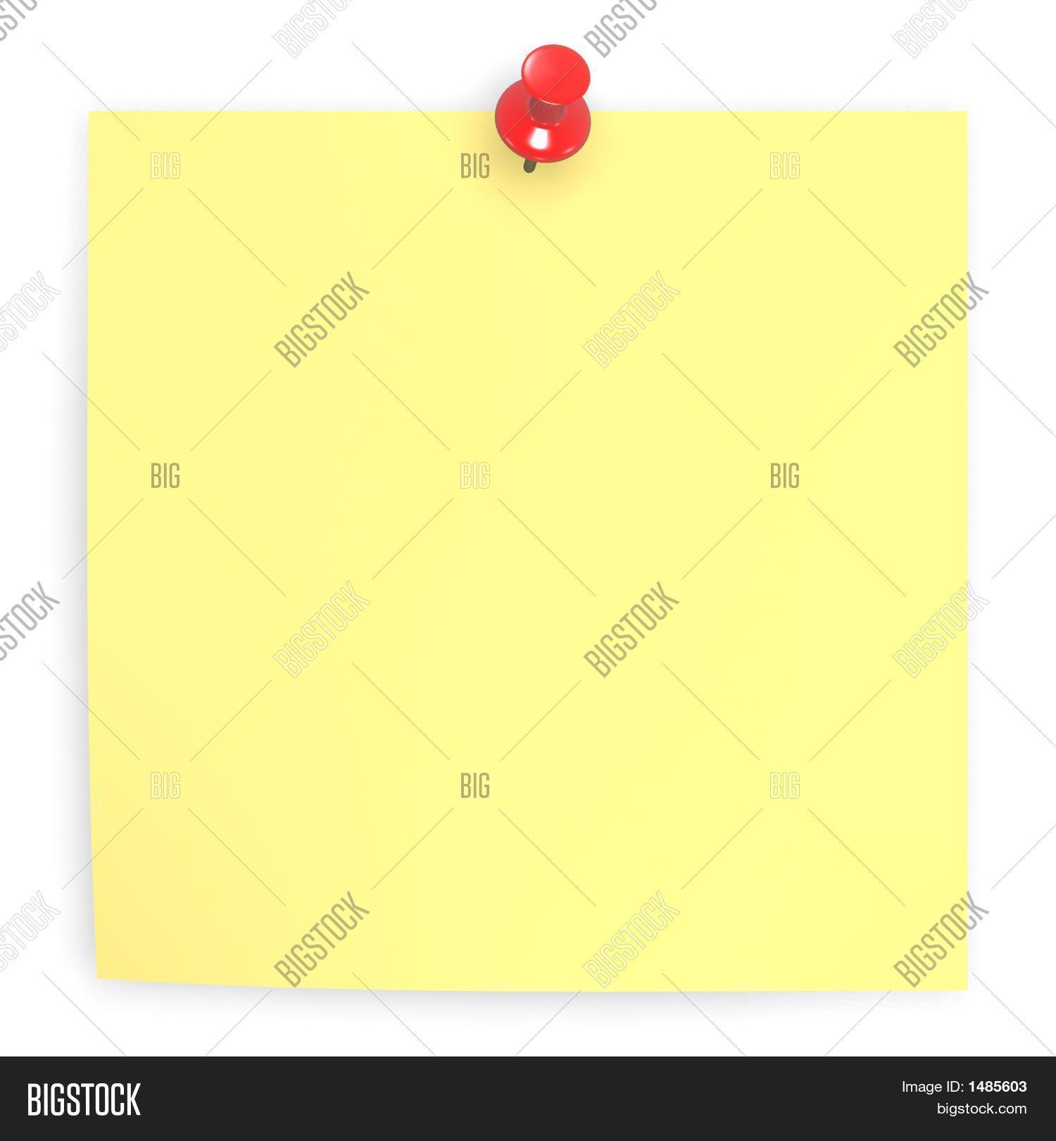 Sticky Blank Note Image & Photo (Free Trial) | Bigstock
