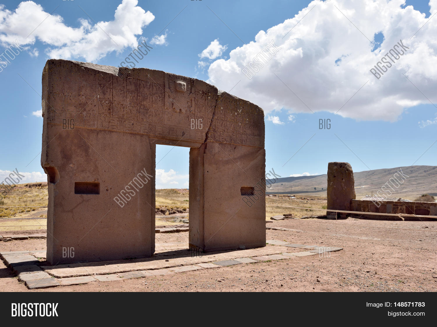 Ruins Tiwanaku. Gate Image & Photo (Free Trial) | Bigstock